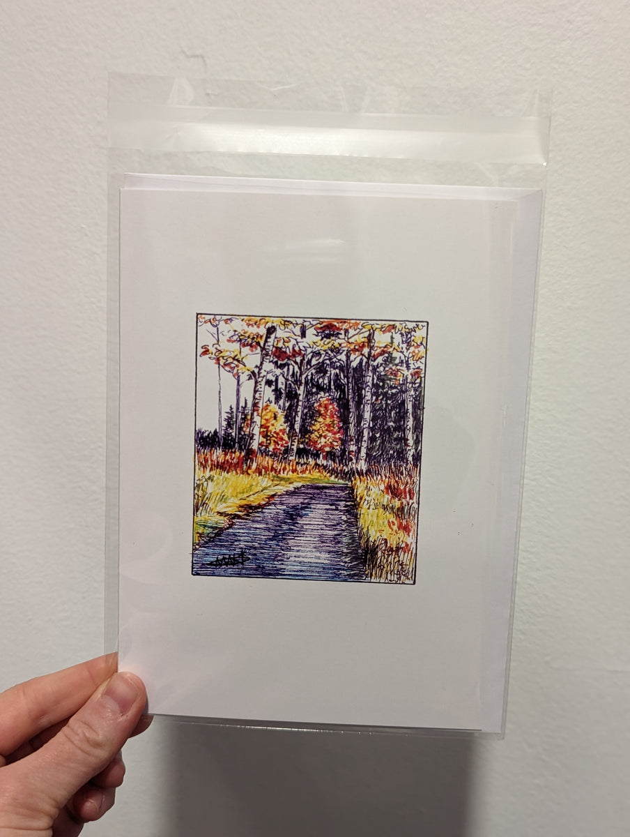 Illustrated Nature Greeting Cards (Artwork by Jim Maki) – Curiosity